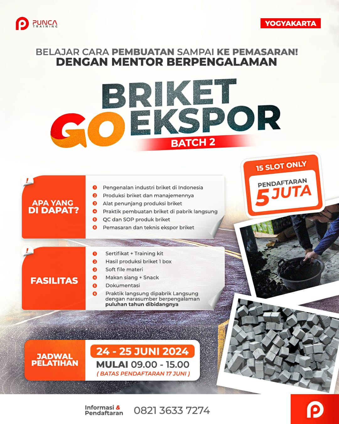 Mesin Pencetak Briket Arang - TKDN 40% & E-Katalog