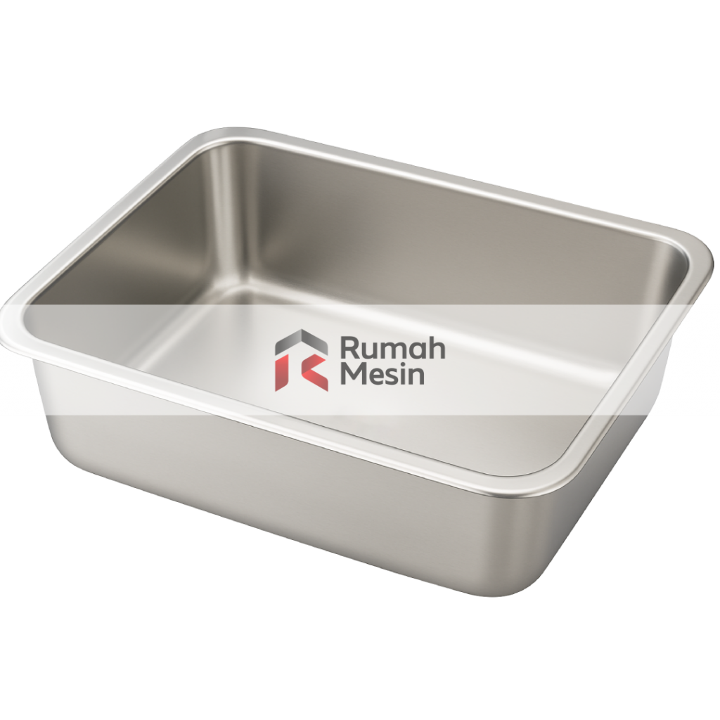 Baskom Kotak Stainless - Solusi Tahan Lama untuk Aktivitas Dapur